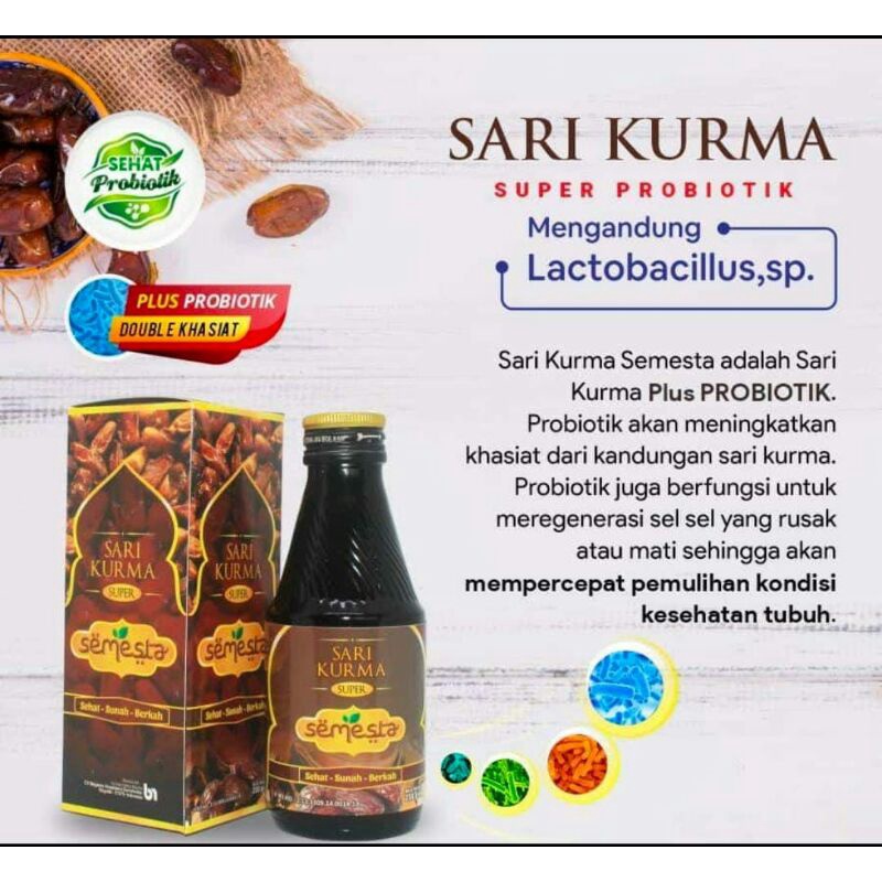 Jual SARI KURMA super probiotik semesta dari bio janna ASLI. sehat ...