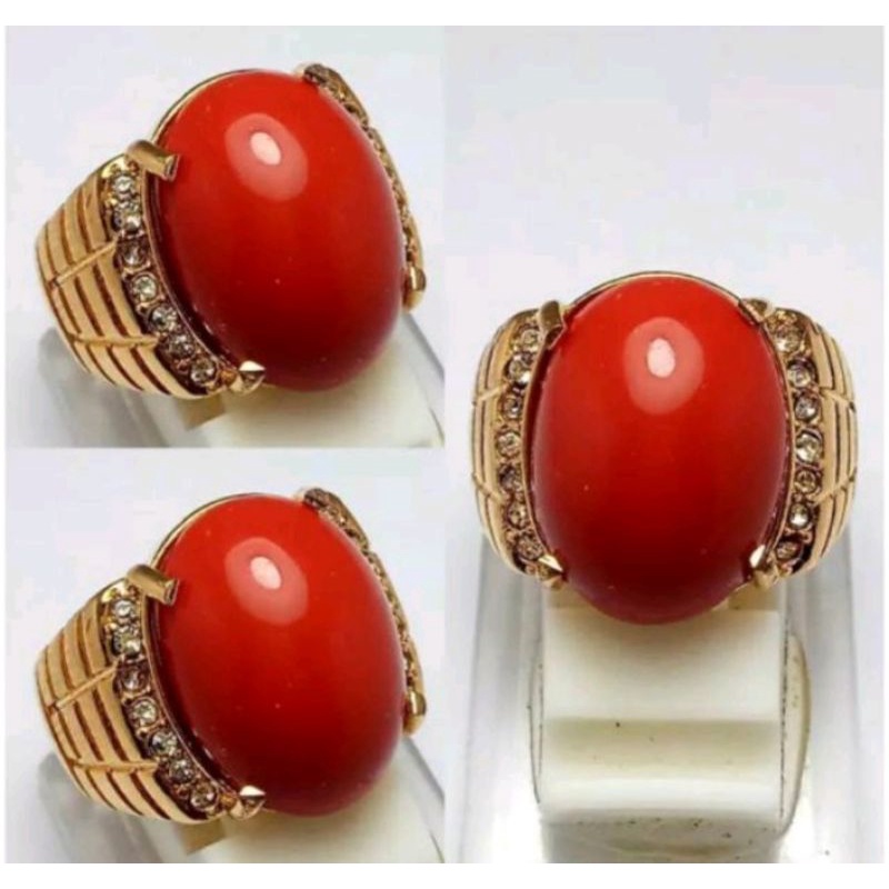 Jual Cincin batu akik Marjan karang (N) | Shopee Indonesia