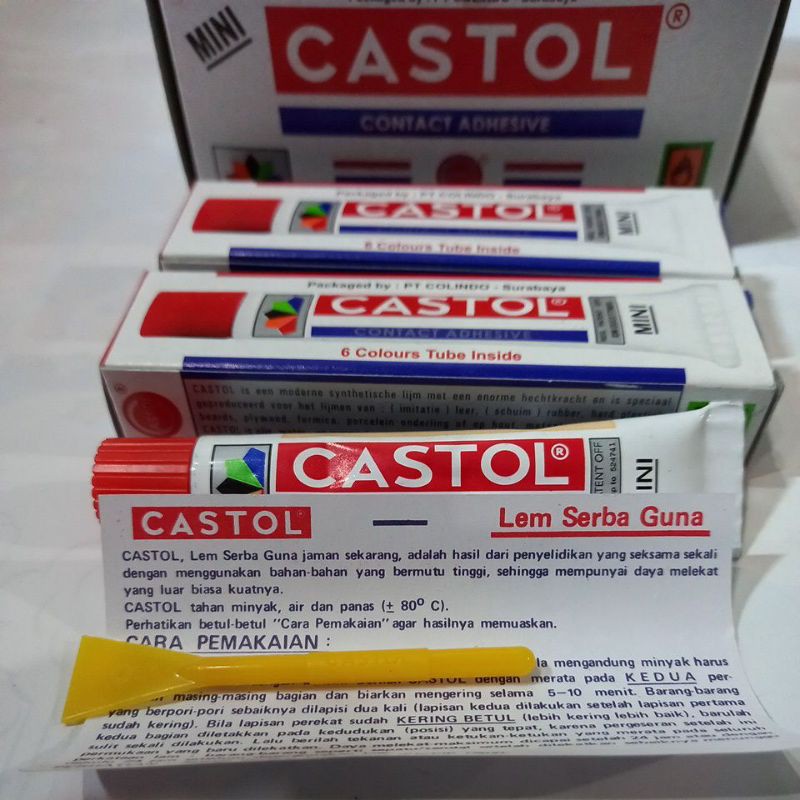 Jual Castol mini/lem castol/star plus top seller/lem sepatu lem karet ...