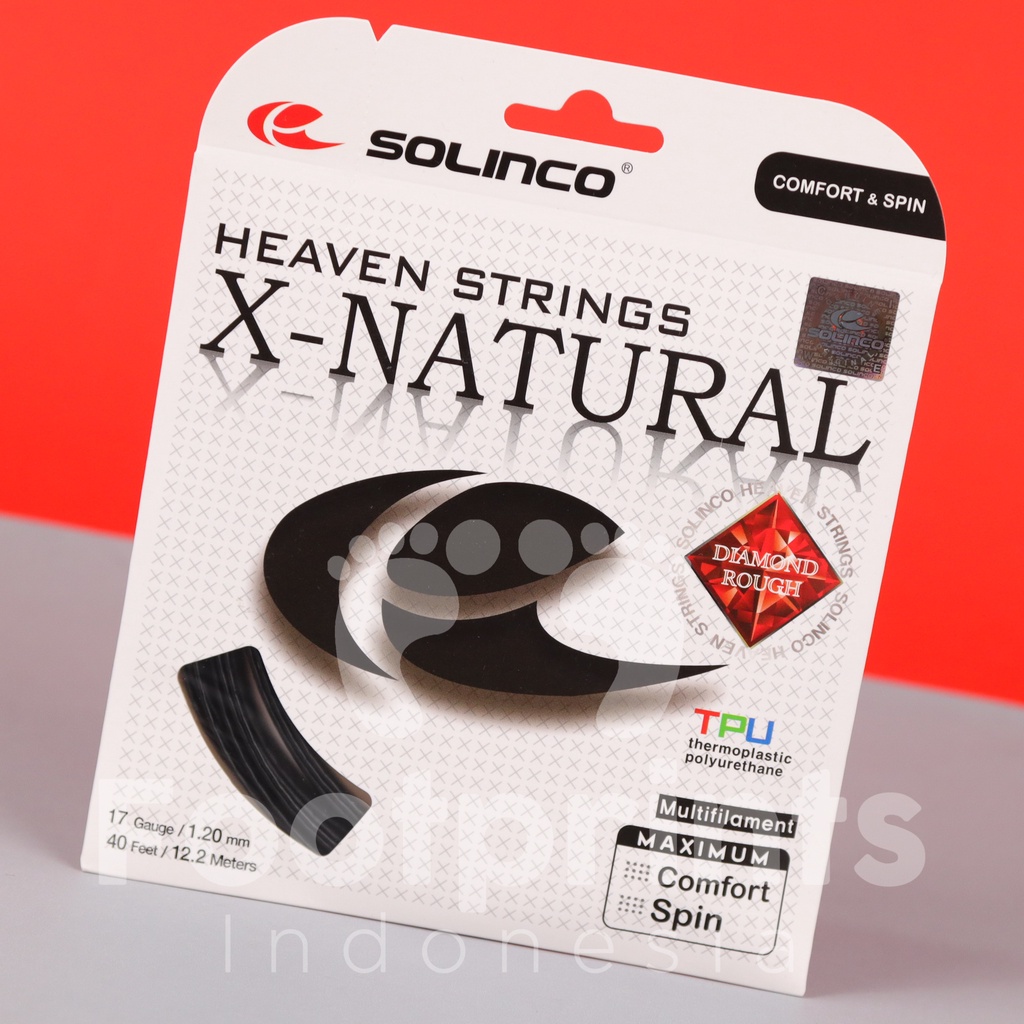 Jual Solinco X Natural Senar Raket Tenis Tennis Strings Original ...