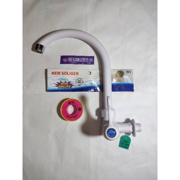 Jual Kran angsa pvc soligen W1 / kran cuci piring / kran dapur | Shopee ...