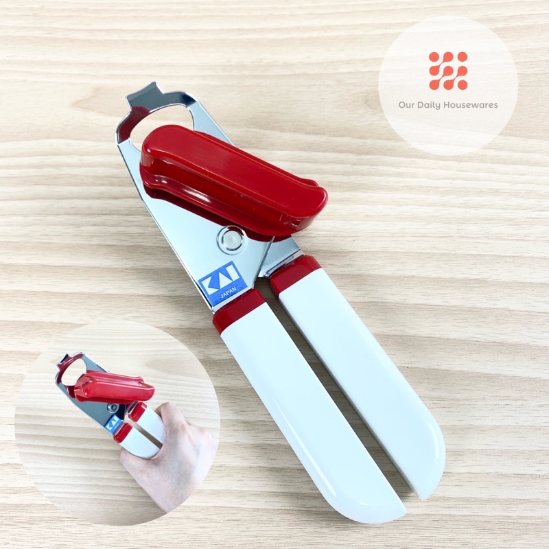 Jual KAI JAPAN Original Rotary Can opener/ Pembuka kaleng | Shopee ...