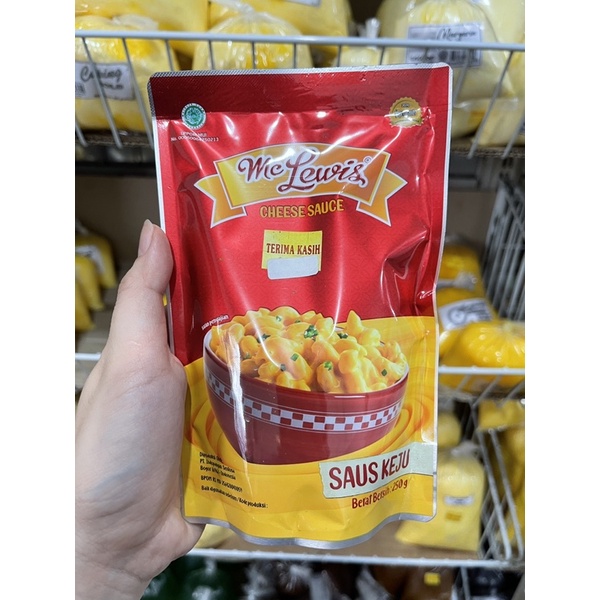 Jual Mc lewis Cheese sauce 250grm / saus keju / saos keju | Shopee ...