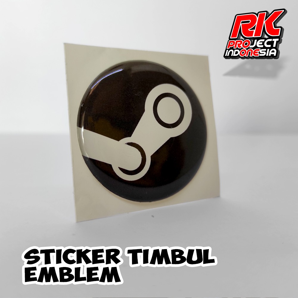 Jual STEAM LOGO Sticker Timbul Emblem Resin Lentur | Shopee Indonesia