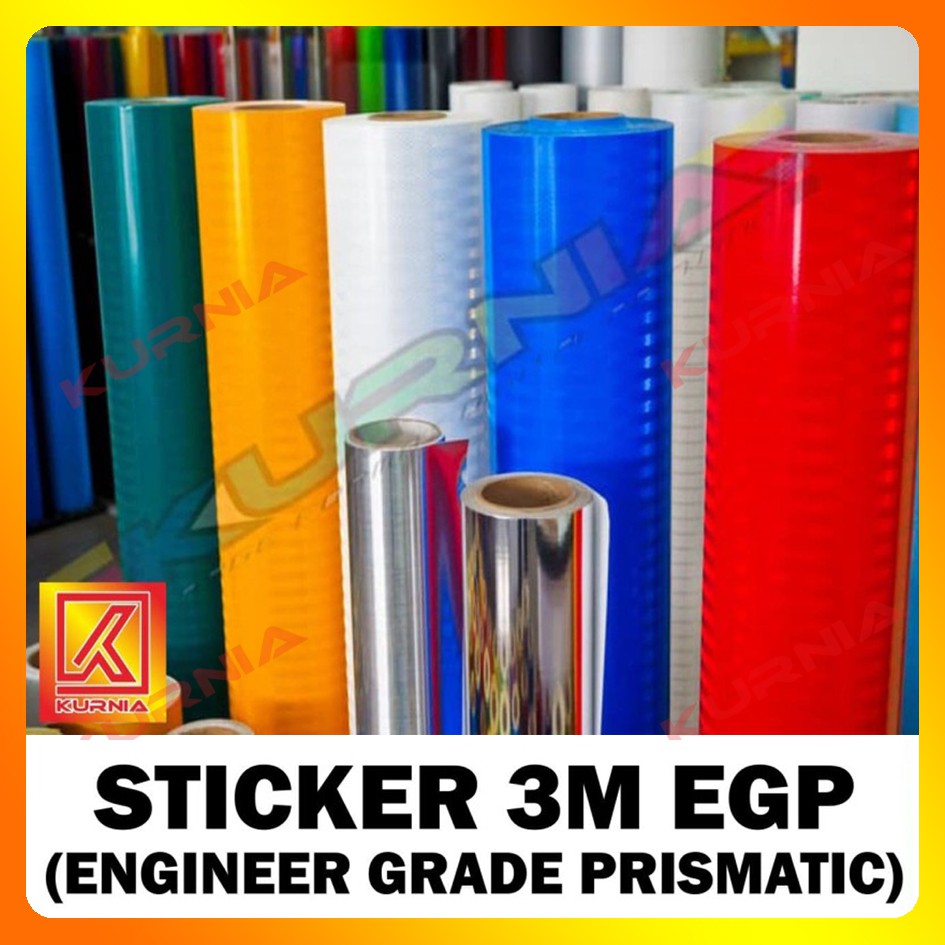 Jual STICKER 3M EGP (ENGINEER GRADE PRISMATIC) | Shopee Indonesia