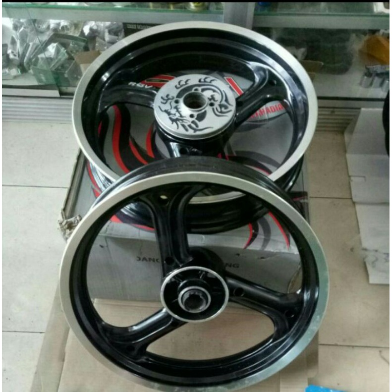 Jual velg pelek lebar ymh vixion old 1set dpn blkng 250/350 palang 3 ...