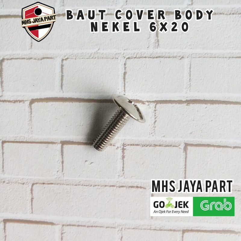 Jual BAUT COVER BODY NEKEL 6X20 | Shopee Indonesia