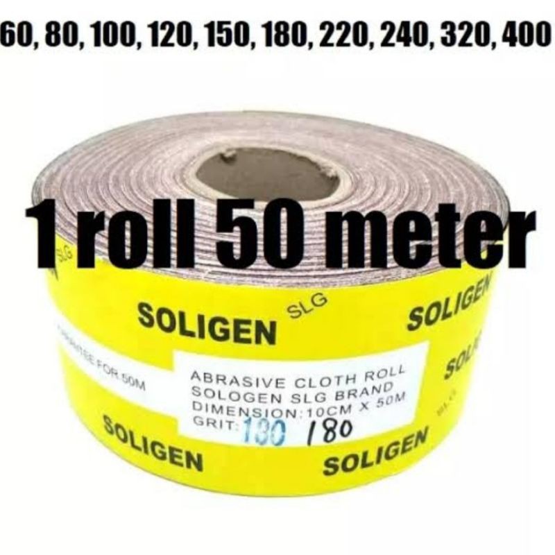 Jual amplas roll soligen semua ukuran 1roll 50meter | Shopee Indonesia