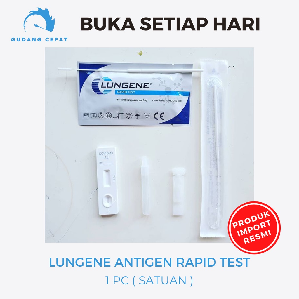 Jual Alat Test Swab Antigen Hidung Original Blue Satuan 1 pcs Nasal ...