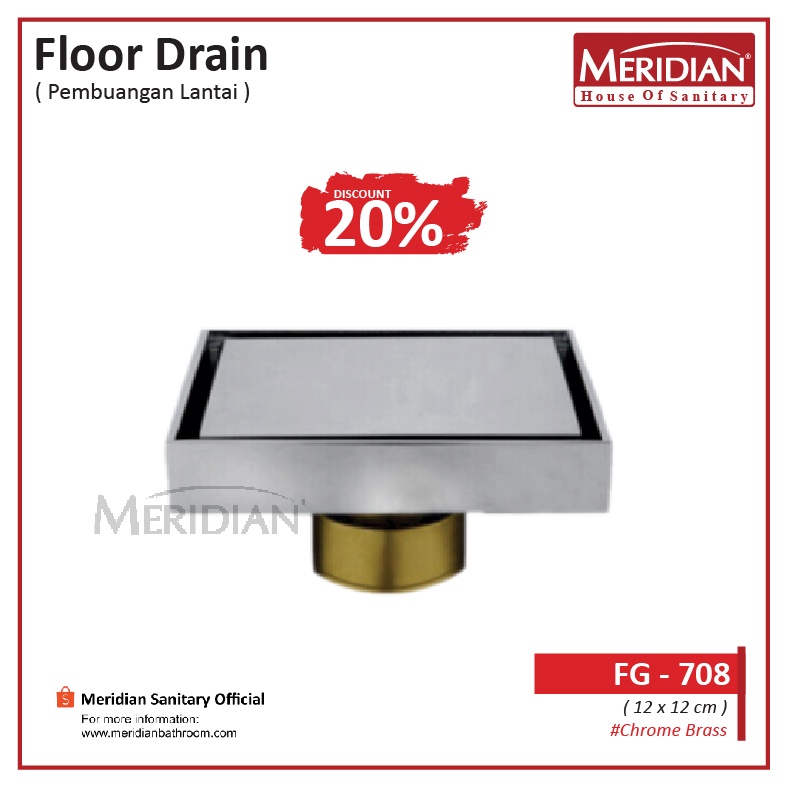 Jual Floor Drain Meridian FG 708 | Shopee Indonesia