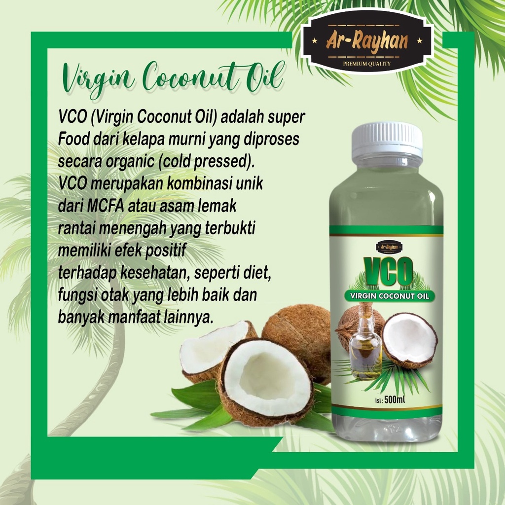 Jual Minyak Virgin Coconut oil VCO Organic / Minyak Kelapa Murni Ar ...