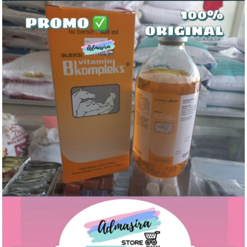 Jual Injekvit B PLEX 500ML Vitamin B KOMPLEKS injeksi 500 ml MEDION ...