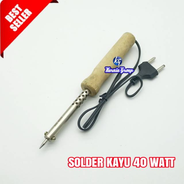 Jual SOLDER KAYU 40W 60W KOSS SOLDERING IRON LISTRIK 40 WATT PATRI ...