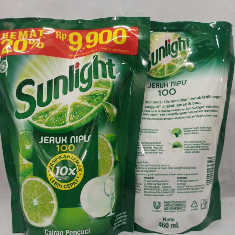 Jual sunlight pencuci piring 400 ml | Shopee Indonesia