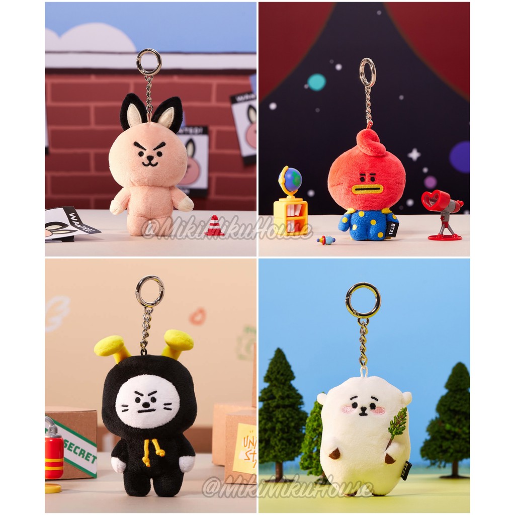 Jual BT21 UNIVERSE BAG CHARM DOLL KEYRING FAMILY TITI UNIVERSE TATA ...