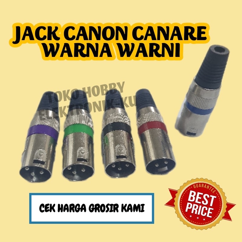 Jual JACK MIC / MIXER CANON CANARE / CONECTOR CABLE / JACK AUDIO ...