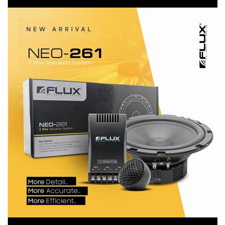 Jual Speaker flux neo 261 - speaker flux neo261 - speaker split 2 way flux neo | Shopee Indonesia