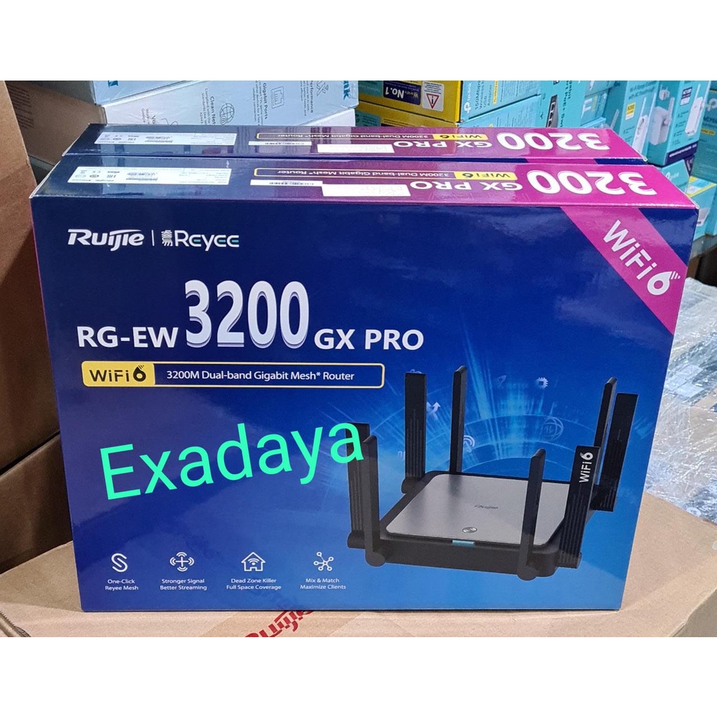 Jual Ruijie RG-EW3200GX PRO 3200M Wi-Fi 6 Dual-band Gigabit Router ...