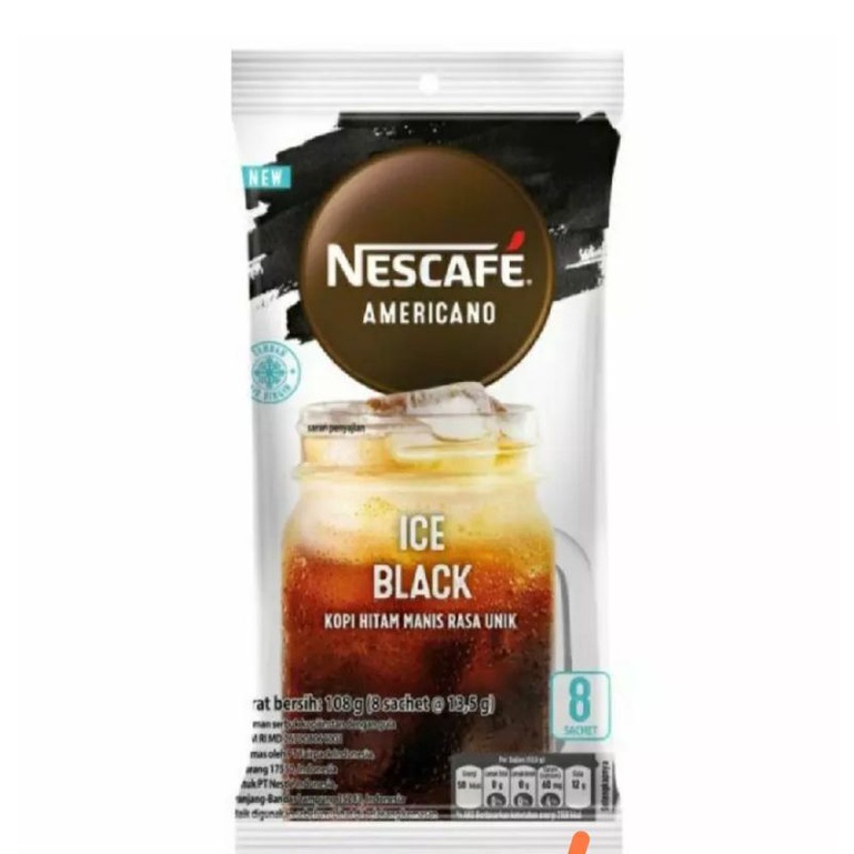 Jual Nescafe Ice Black isi 8 sachet | Shopee Indonesia