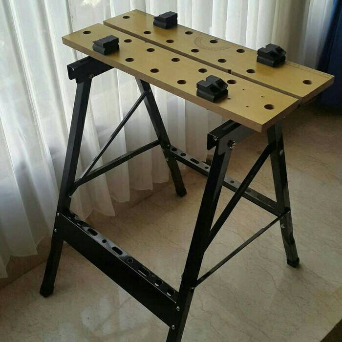 Jual Krisbow Workbench Portable Table Meja Kerja Pertukangan Gergaji ...