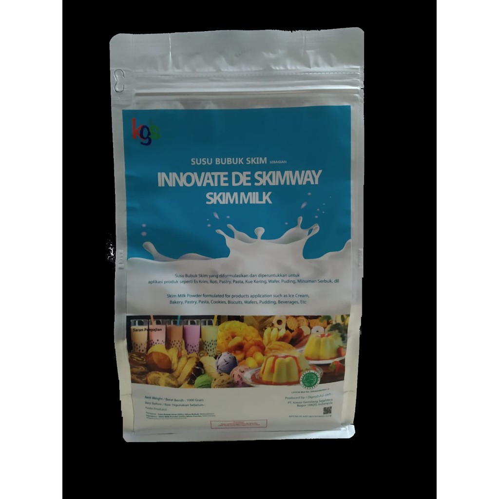 Jual Susu Bahan Baku Kue SKIM MILK POWDER INNOVATE DE MILKYWAY / Bahan ...