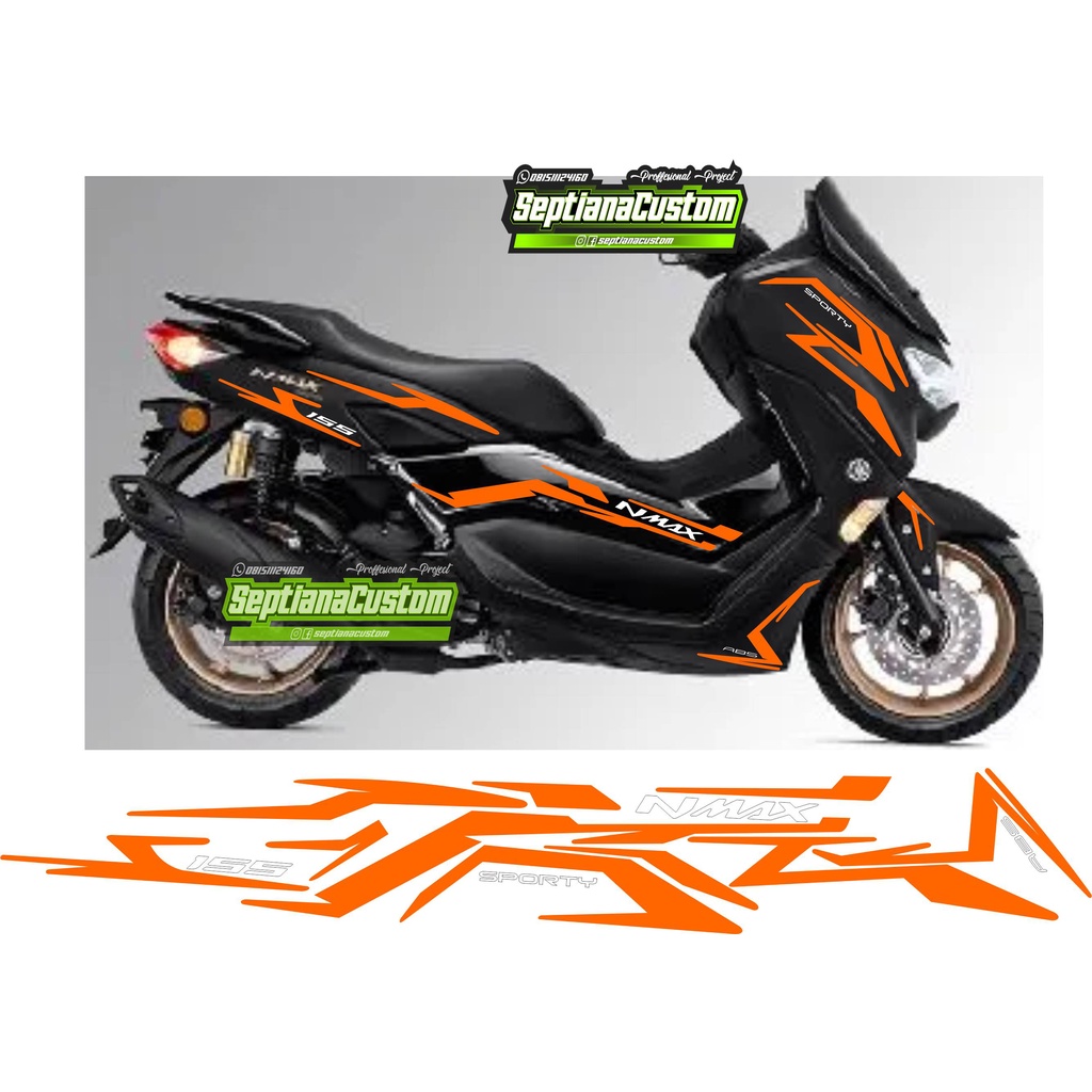 Jual STRIPING NMAX NEW CUTTING FREE REQUEST WARNA INBOX | Shopee Indonesia