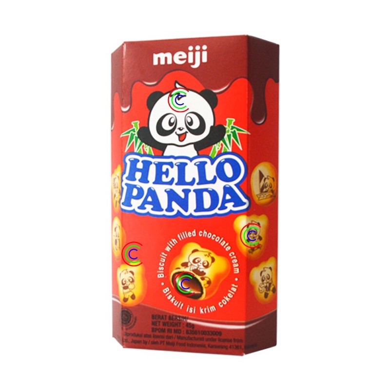 Jual Meiji Hello Panda Chocolate Box Biskuit Bentuk Panda Isi Pasta ...