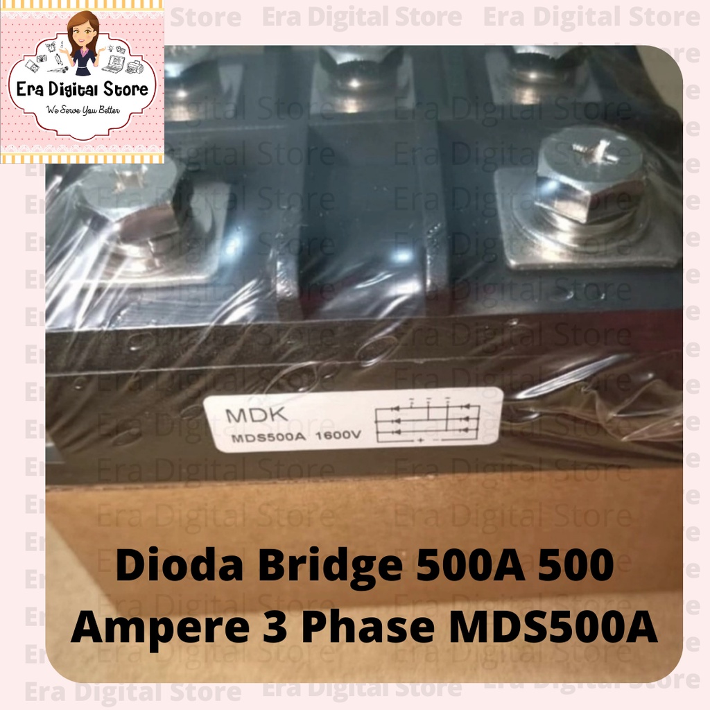 Jual Dioda Bridge 500A 500 Ampere 3 Phase MDS500A | Shopee Indonesia