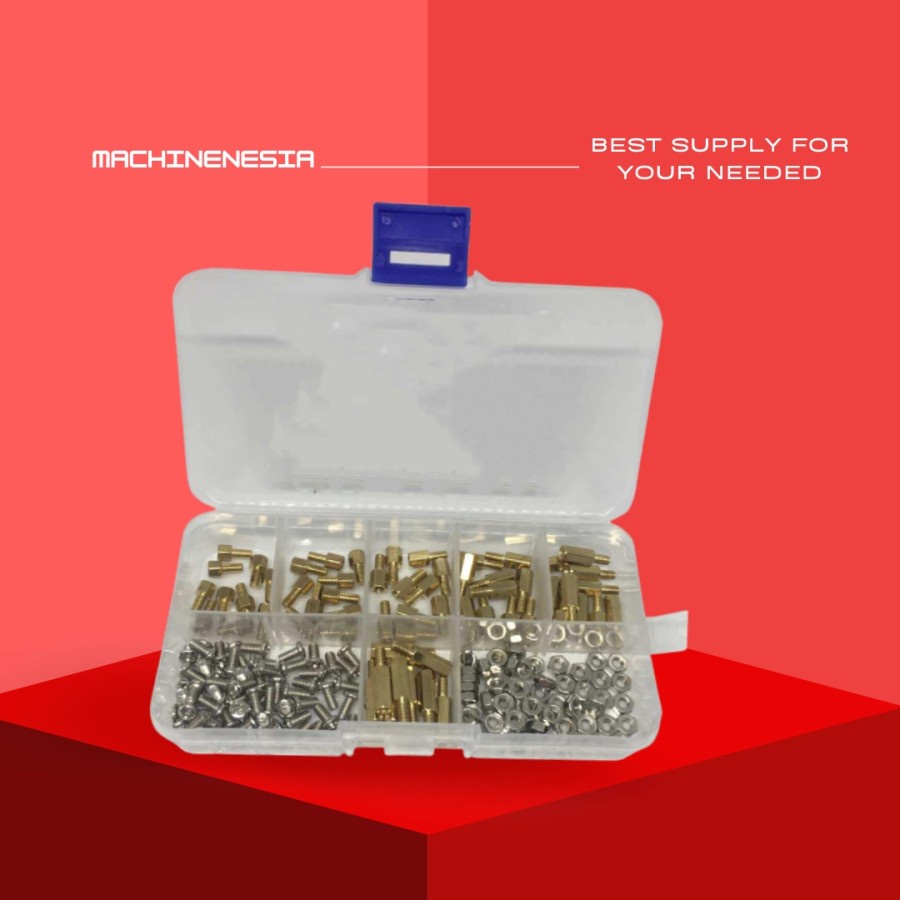 Jual SPACER PCB M3 1SET FULSET 1PAKET 180PCS / BAUT DUDUKAN PCB ...