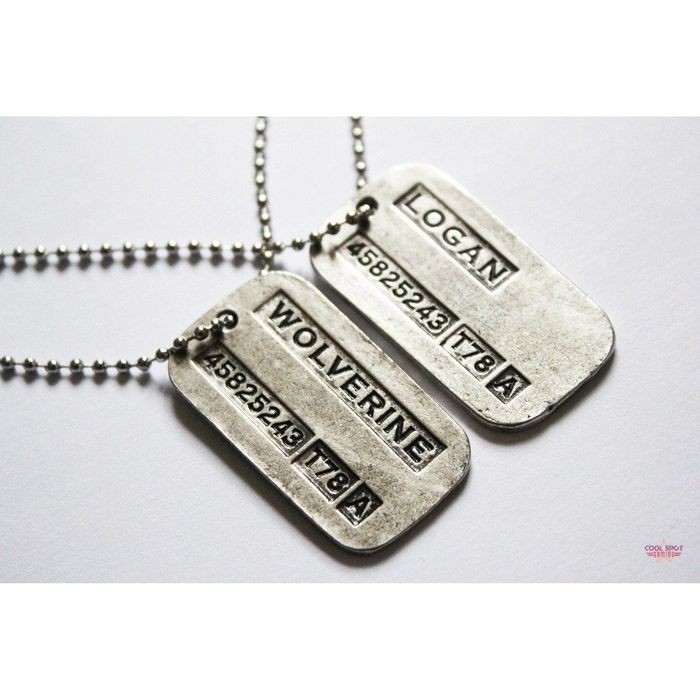 Jual WOLVERINE X-MEN LOGAN DOG TAG ARMY NECKLACE KALUNG TENTARA XMEN ...