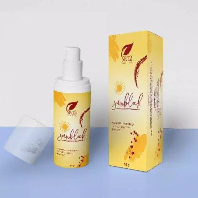 Jual SR12 Suncare Sunscreen Sunblock Mencerahkan Melindungi Wajah Dari ...