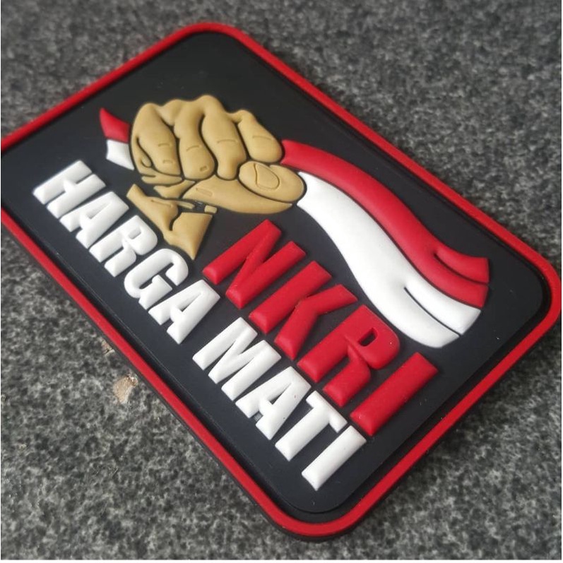 Jual Tempelan Rubber NKRI Emblem Bendera Harga Mati | Shopee Indonesia