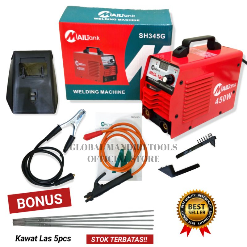 Jual Mesin Las Listrik 450watt MAILTANK SH345G Travo Las Inverter MMA-120A IGBT Welding Machine ...