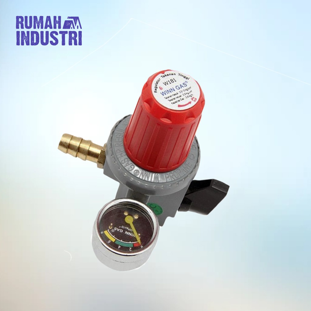 Jual BAGUS! Regulator Tekanan Tinggi Kompor Elpiji LPG Winn Gas W181M ...