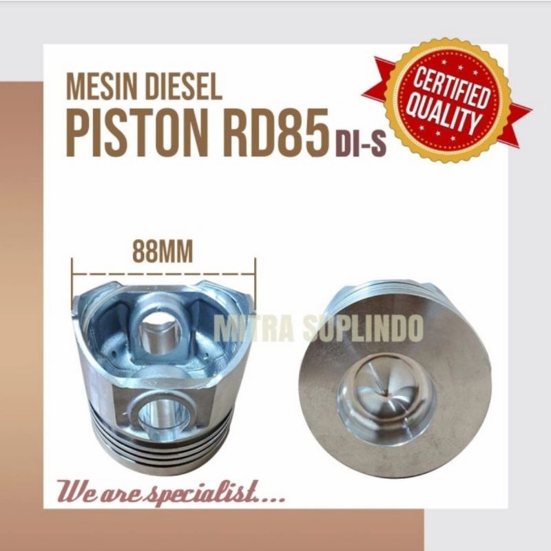 Jual RD85DI-S Piston mesin diesel KUBOTA 8.5HP 88mm | Shopee Indonesia