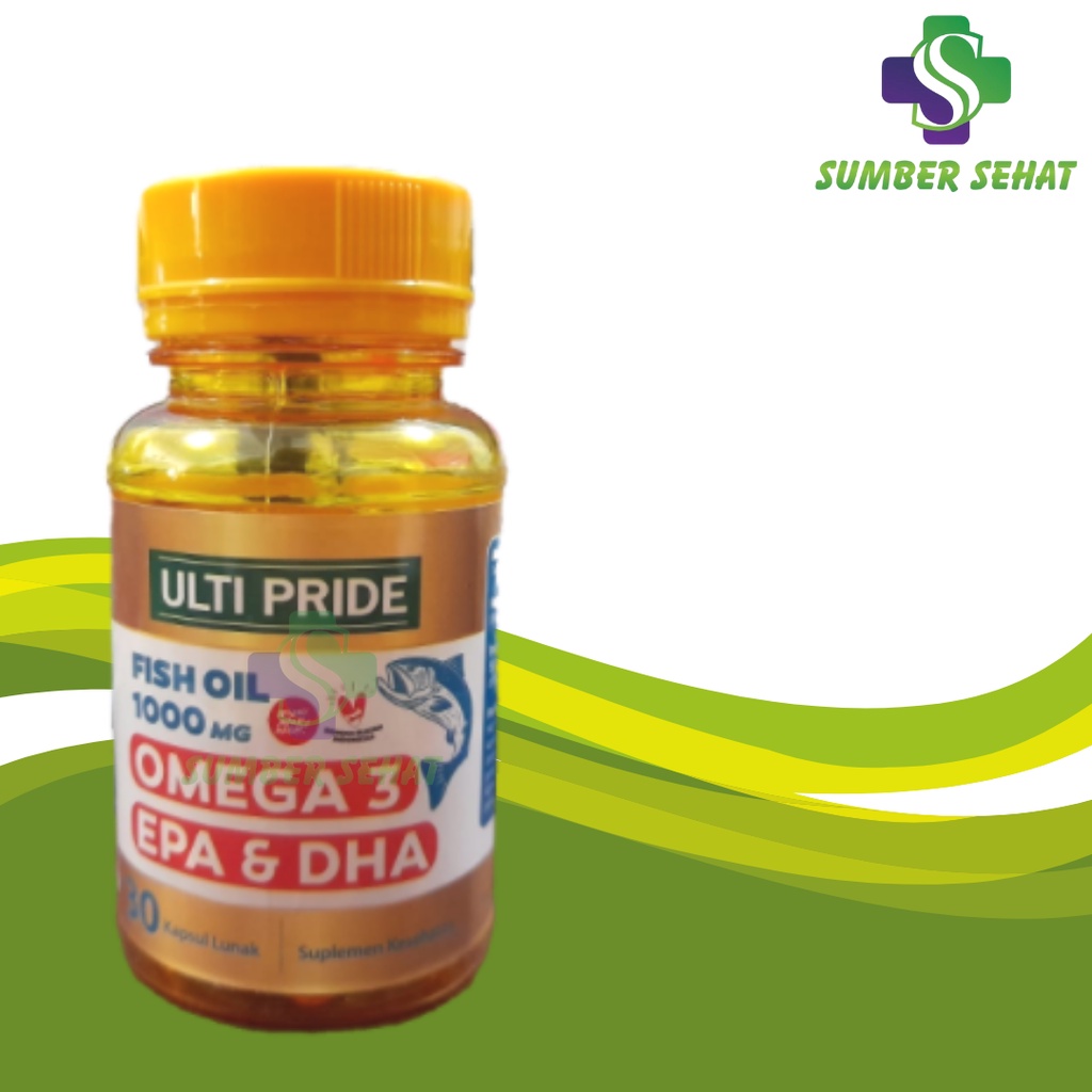 Jual ULTI PRIDE FISH OIL 1000 MG BOTOL ISI 30 KAPSUL | Shopee Indonesia
