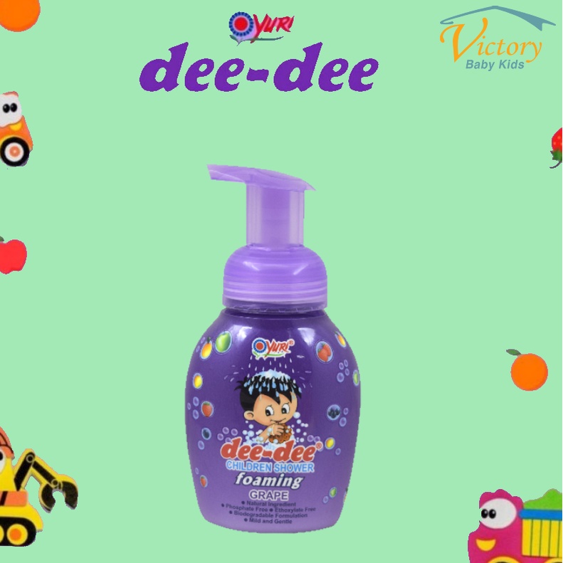 Jual Dee-dee Children Shower Foaming Grape 225 Ml Pump - Sabun Mandi Anak | Shopee Indonesia