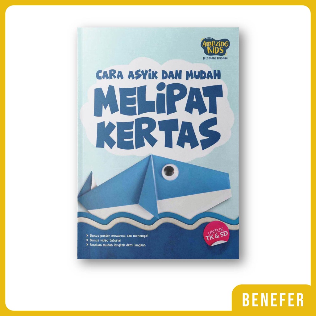 Jual Buku Cara Asyik & Mudah Melipat Kertas untuk TK & SD | Shopee Indonesia