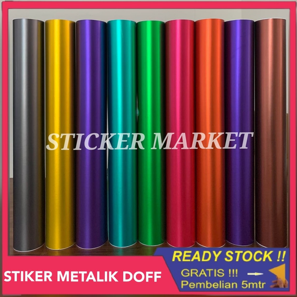 Jual Stiker Skotlet Motor Metalik Doff | Shopee Indonesia