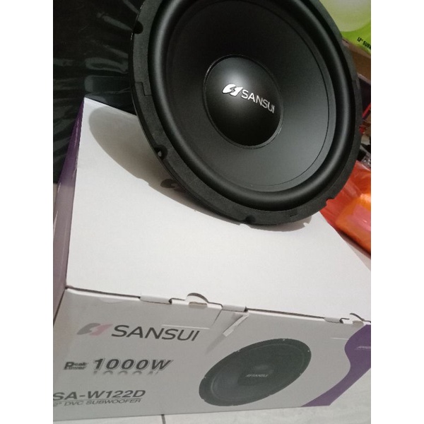 Jual Subwoofer Sansui SA-W122D Terbaru 12 inch Double Coil | Shopee ...