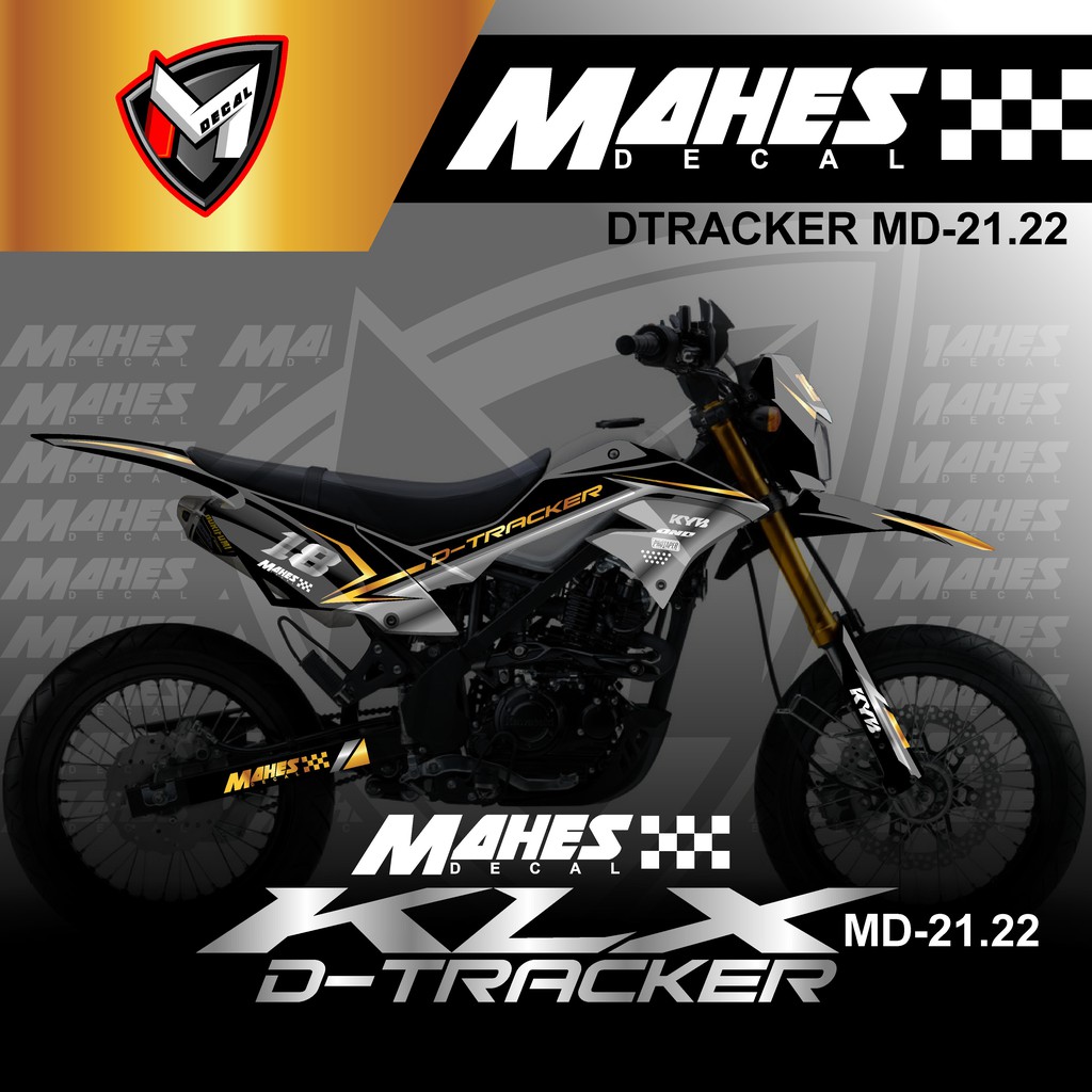 Jual Decal Sticker Motor Cross KLX Dtracker 150 New Fullbody - Dekal ...