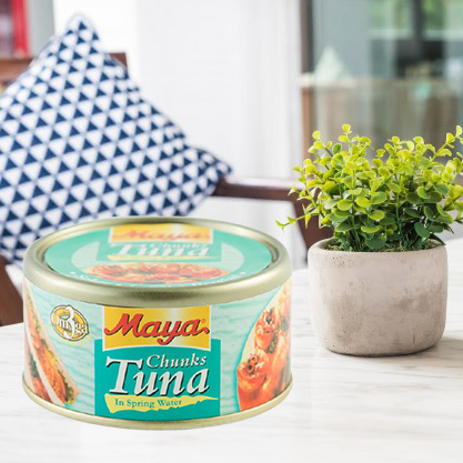 Jual UPE TERMURAH SARDEN IKAN TUNA MAYA TUNA SPRING WATER 185 GR ...