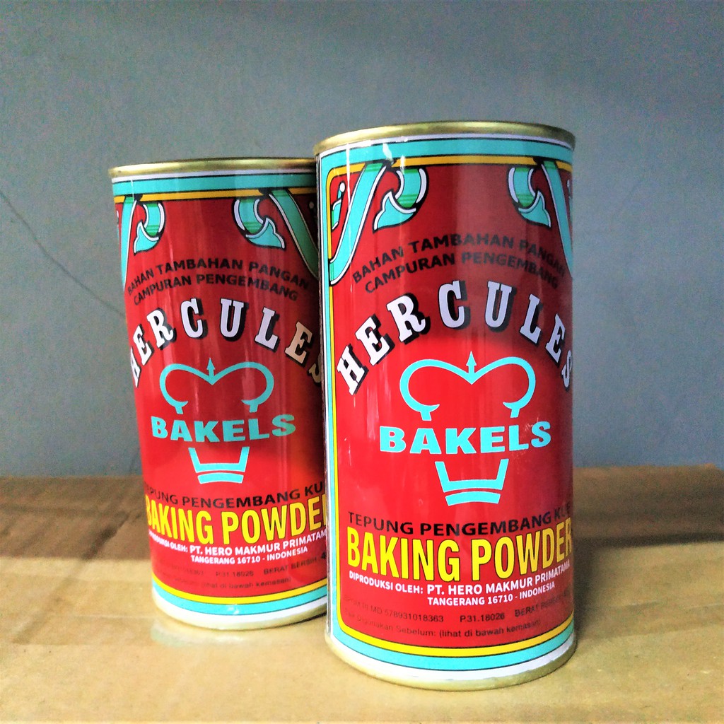 Jual Baking Powder Hercules 450 gr / Tepung Pengembang Kue Hercules ...