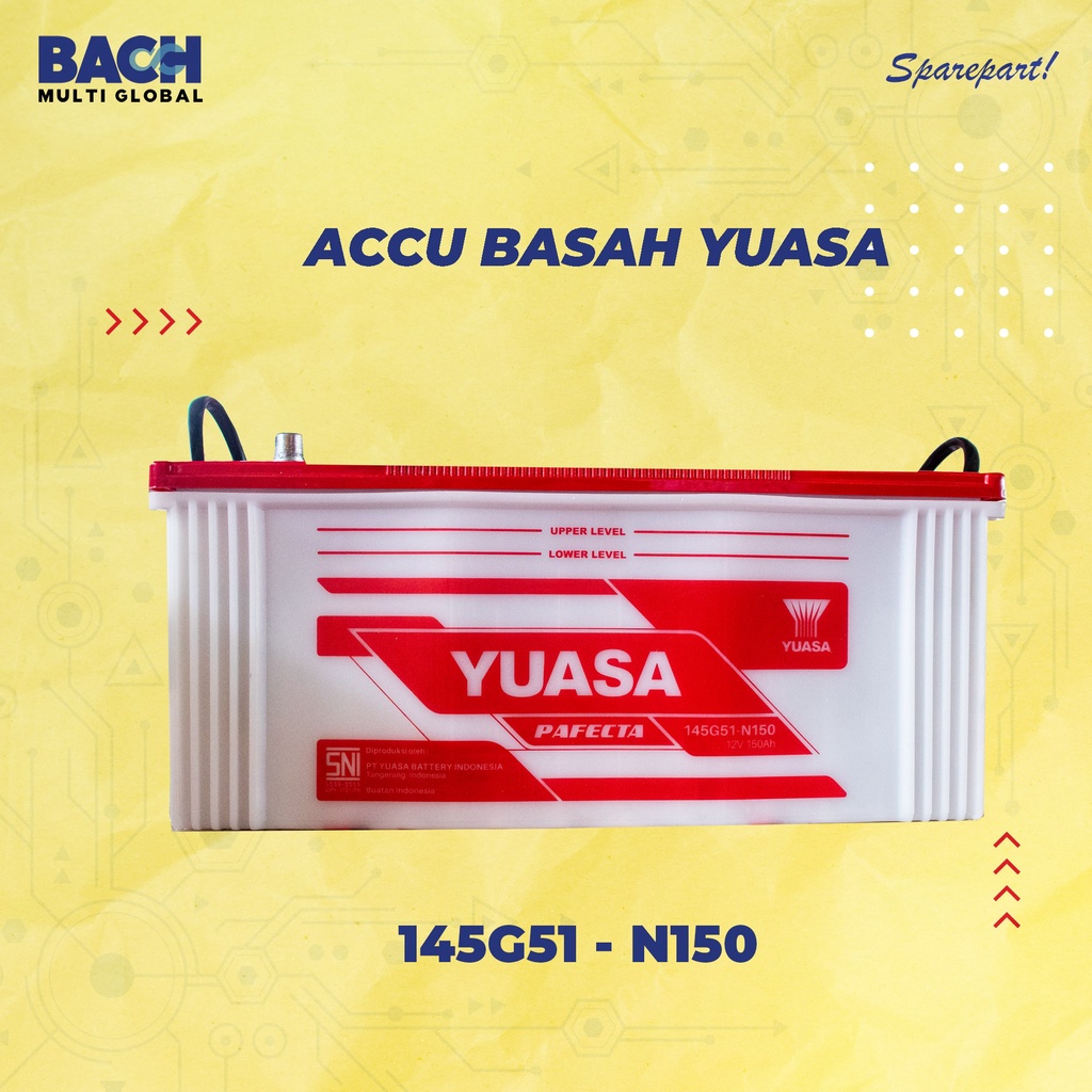 Jual Aki / Accu Basah Yuasa 145G51 (N150) | Shopee Indonesia