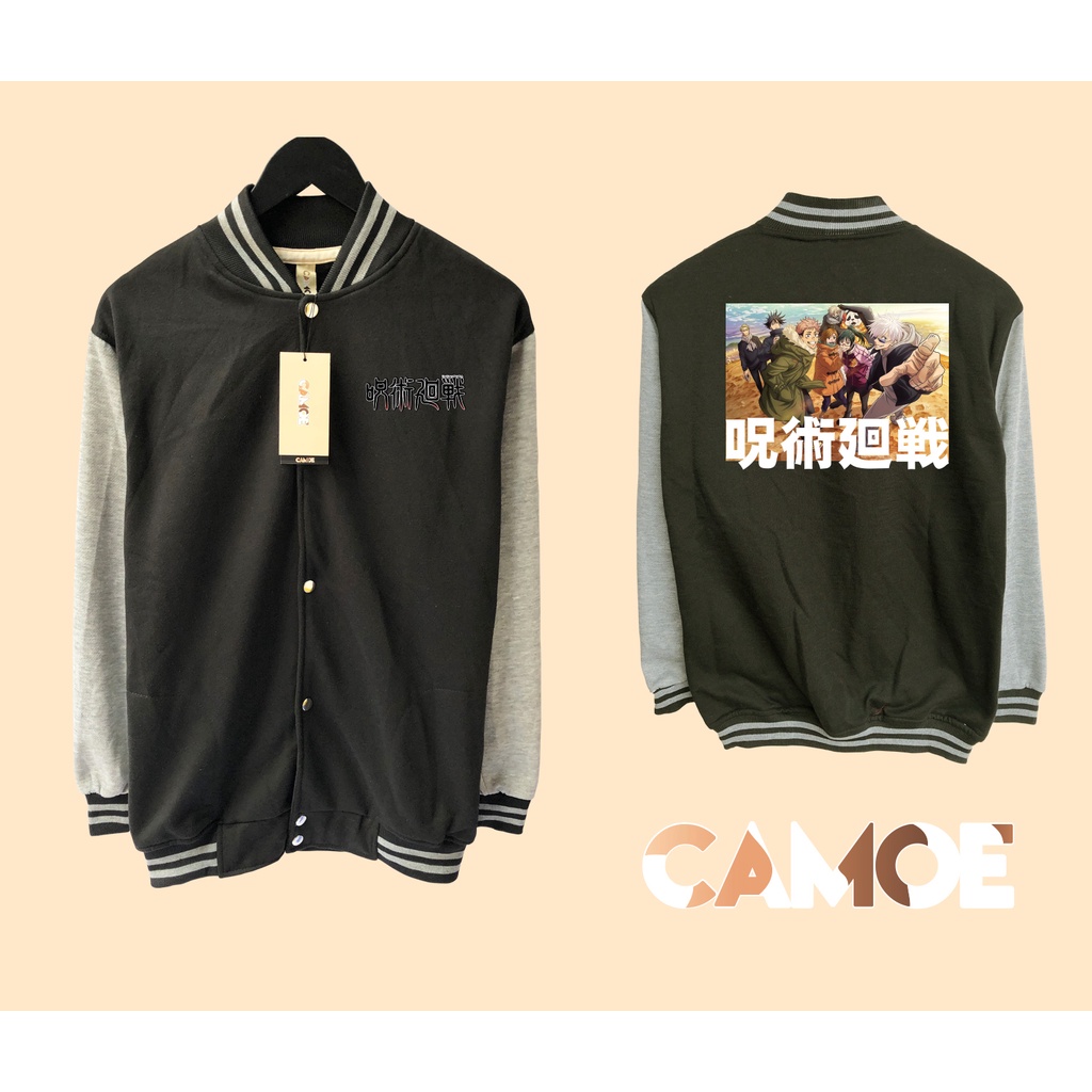 Jual Jaket Baseball Varsity Anime Jujutsu kaisen Japan Jepang | Shopee ...