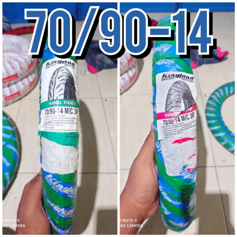 Jual ban motor metic kingland 70/90-14 king jaguar king tiger ban ring ...