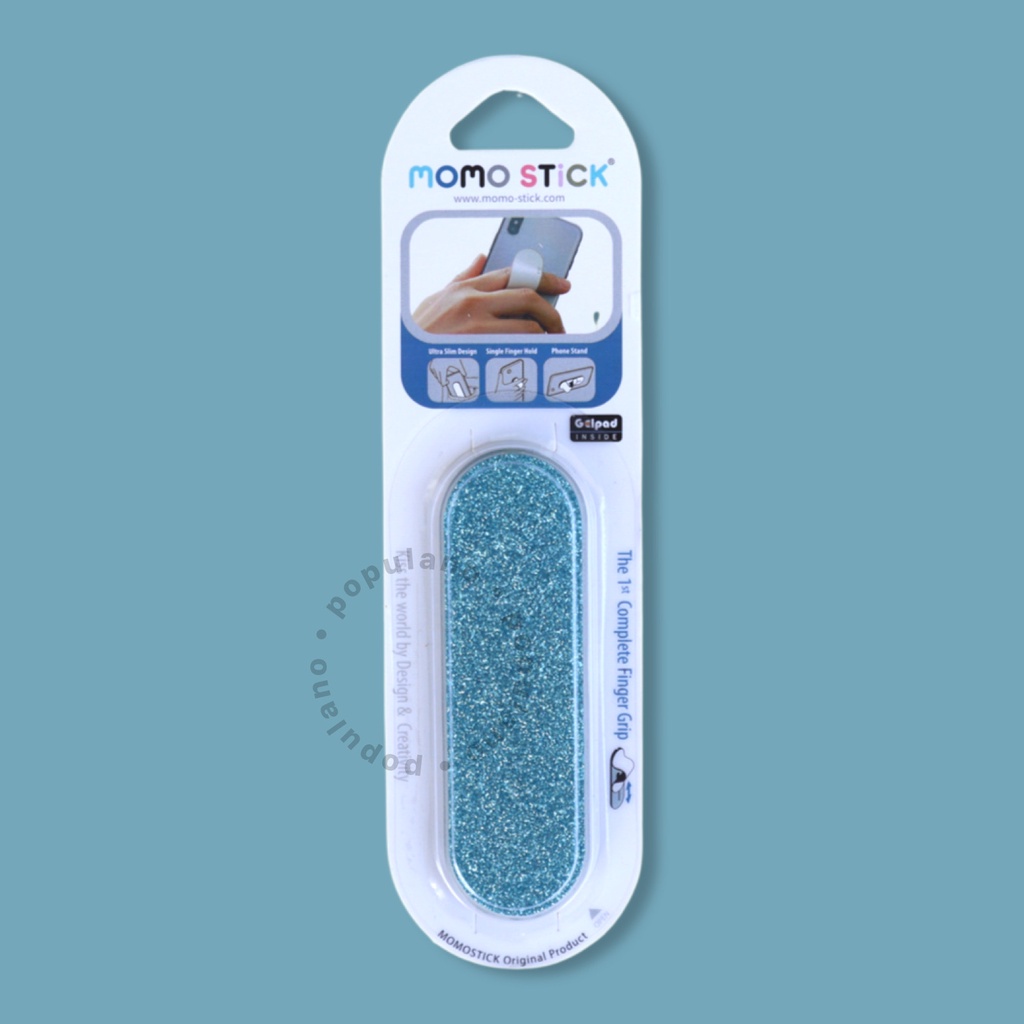 Jual Momostick Glitter Original Holder Finger Strap Pegangan HP Phone ...