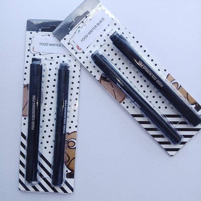 Jual Food writer Edible Pen hitam pen penghias makanan | Shopee Indonesia