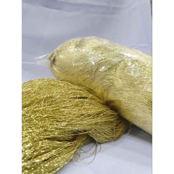 Jual benang kristal tenun(benang songket) gold | Shopee Indonesia