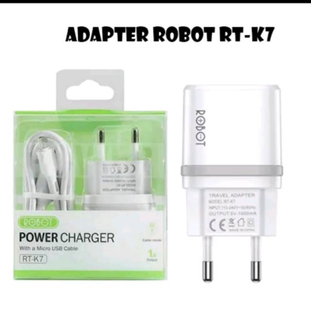 Jual ROBOT K7 Adaptor charger ces cas robot RT-K7 quick charge output ...